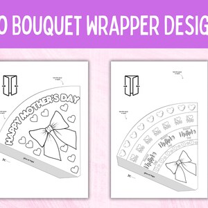 Mother's Day Build a Bouquet Kid Craft, Mother's Day Printable Craft ...