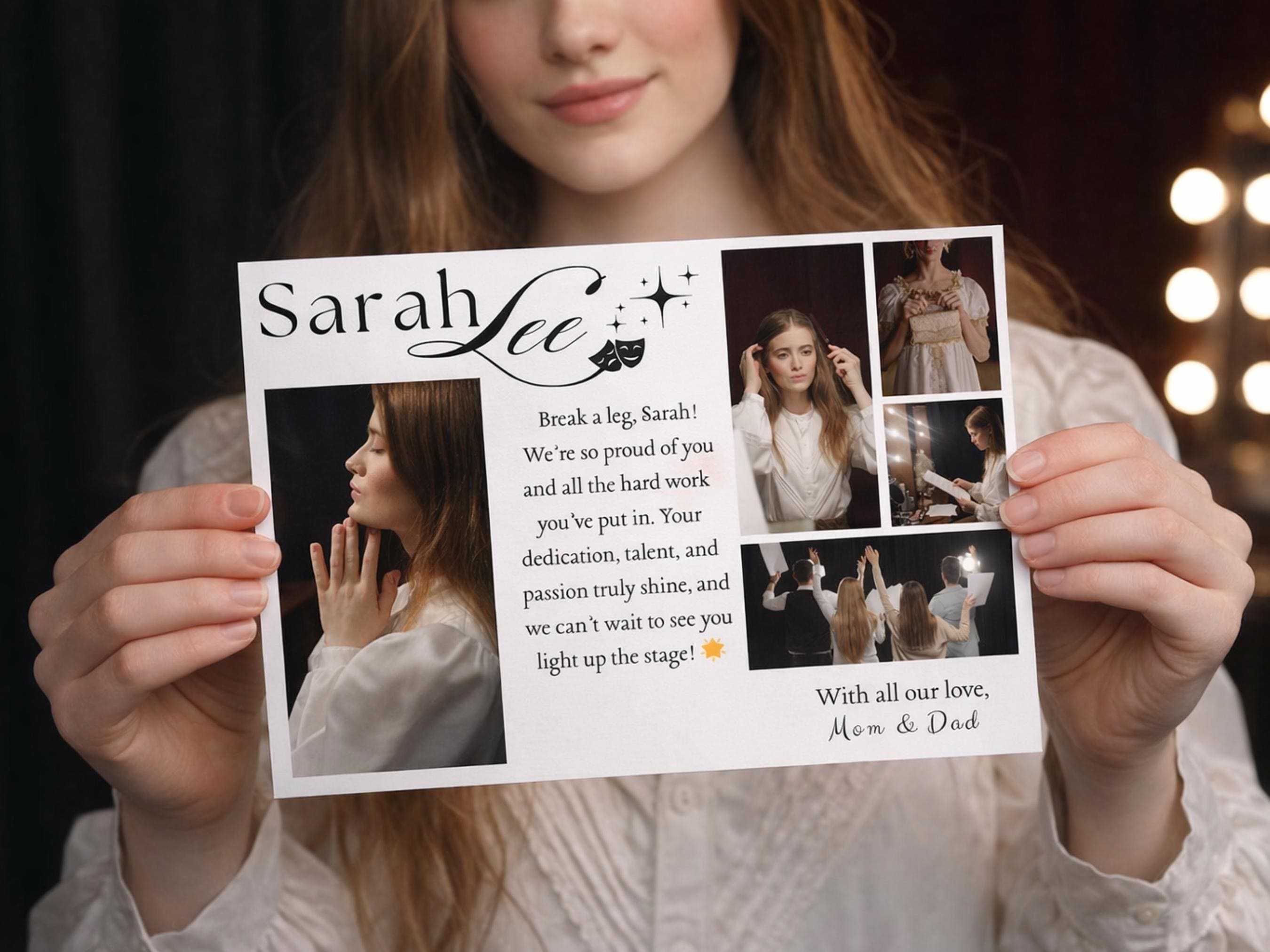 Theatre Ad Template, Theater Program Ad Template, Drama Student Ad ...