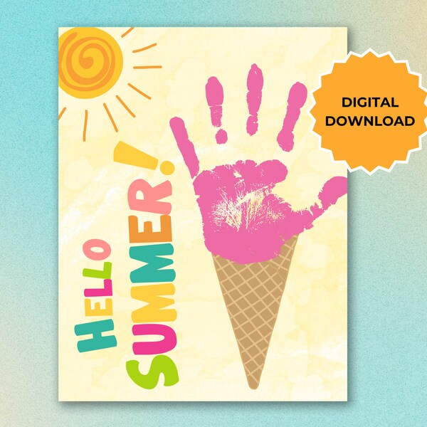 Summer Treats Craft Printable - Etsy