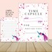 Time Capsules Printable, for When She Turns Time Capsule, Time Capsule ...