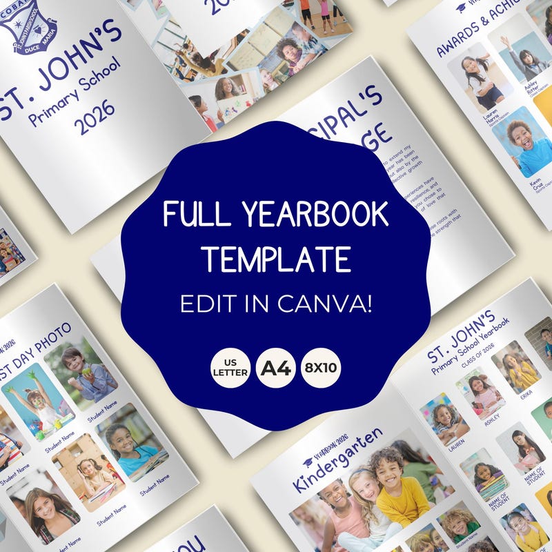 Class Memory Book Template - Etsy