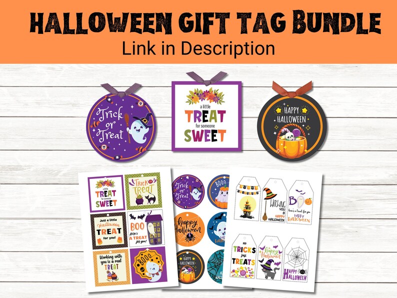 Boo Halloween Gift Tag Printable, Halloween Cute Ghost Gift Tag ...