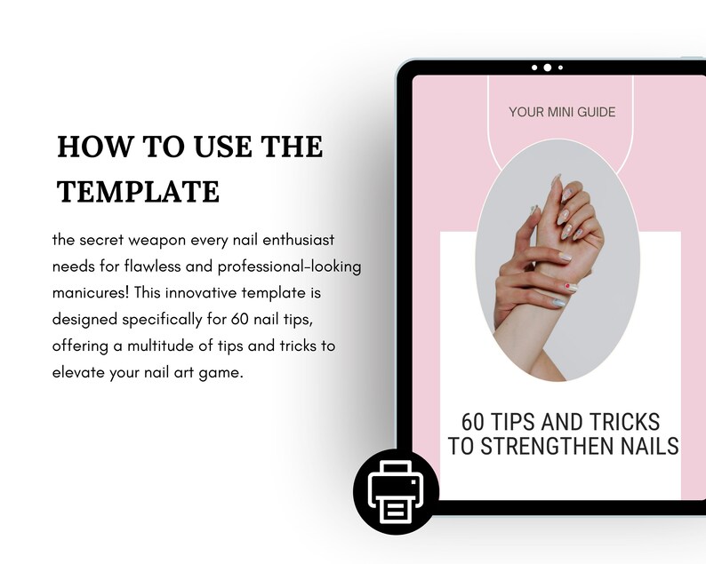 Nail Template Guide to 60 Tips and Tricks to Strengthen Nails, Template ...
