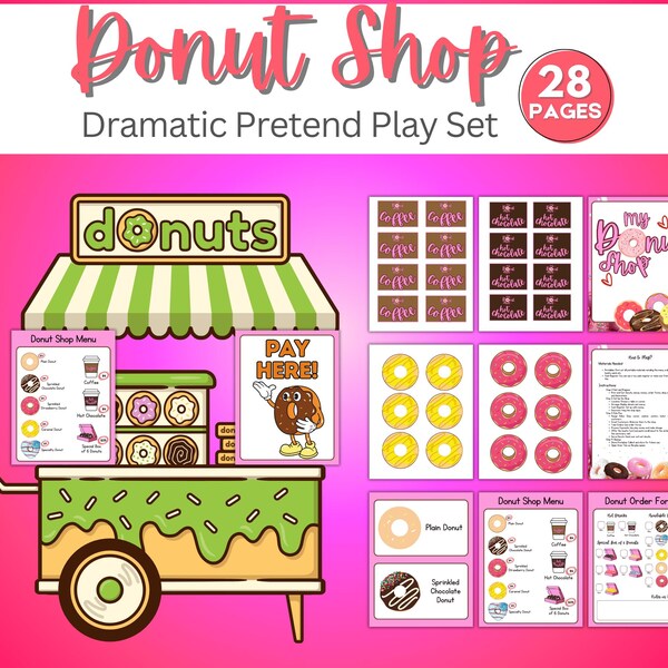 Donut Printable - Etsy