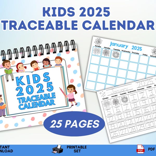 Learning Calendar - Etsy