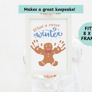 Christmas Handprint Art Bundle, Winter Handprint Craft, Christmas ...