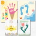 Handprint & Footprint Craft Bundle, Handprint Memory Book, Memory Art ...