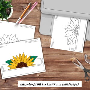 Sunflower Paper Crown Template, Printable Paper Crown, Thanksgiving ...