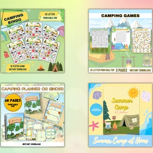 Ultimate Summer Printable Bundle, Summer Activities for Kids, Summer ...