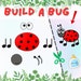 Spring Cut & Glue Activity, Build a Bug Cut and Glue Craft, Printable ...
