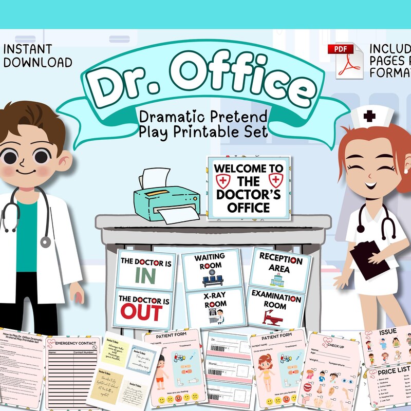 Doctor Pretend Play - Etsy