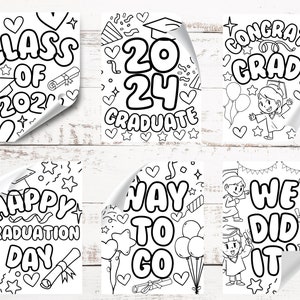 Preschool Graduation Coloring Pages, Graduation Activity, Kindergarten ...