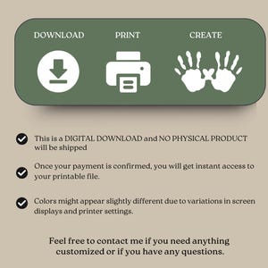 Merry Christmas Handprint Art, Christmas Handprint Craft Christmas Gift ...