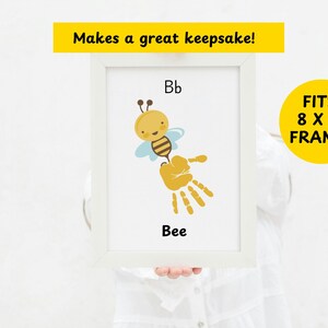 Animal Alphabet Handprint Art Craft Bundle, A-Z Alphabet Footprint Art ...