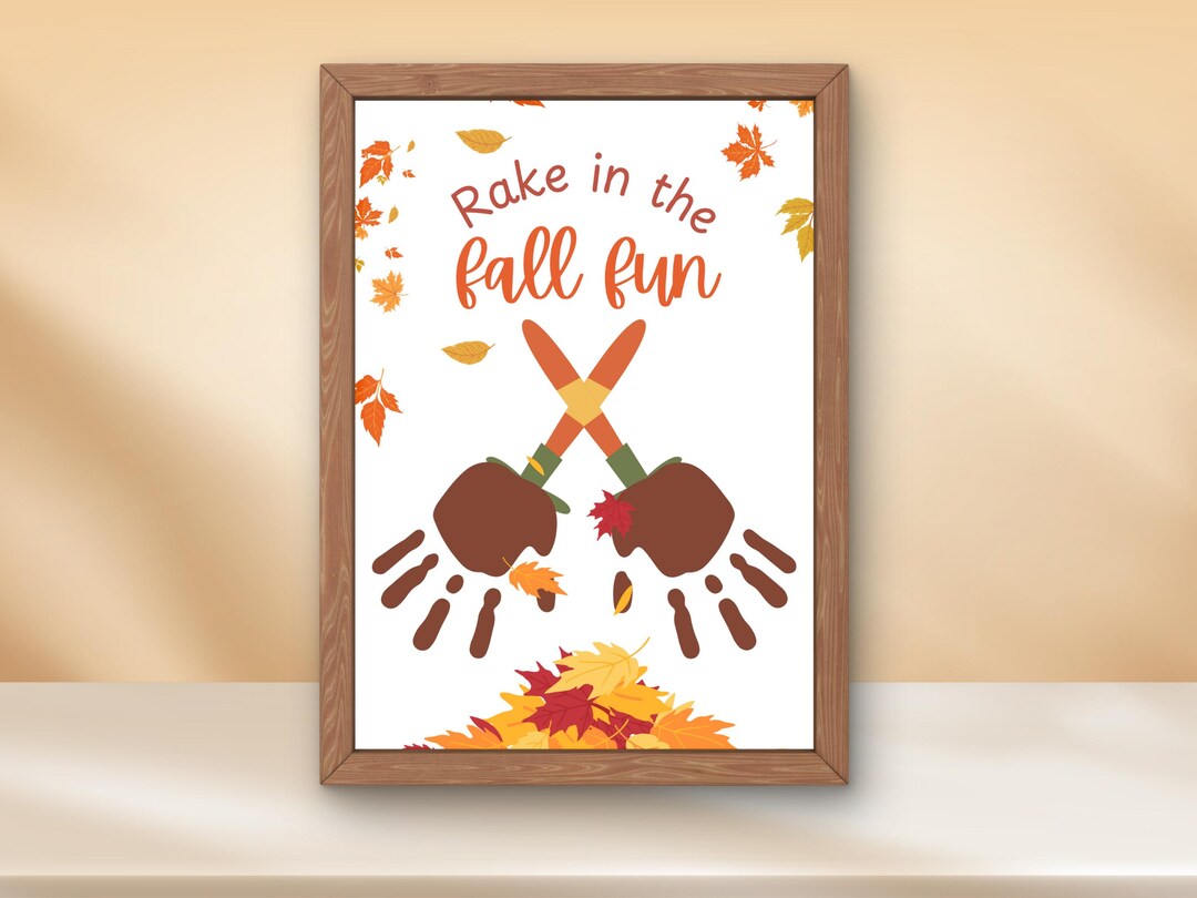 Fall Handprint Craft, Fall Handprint Art, Autumn Craft for Kids, Memory ...