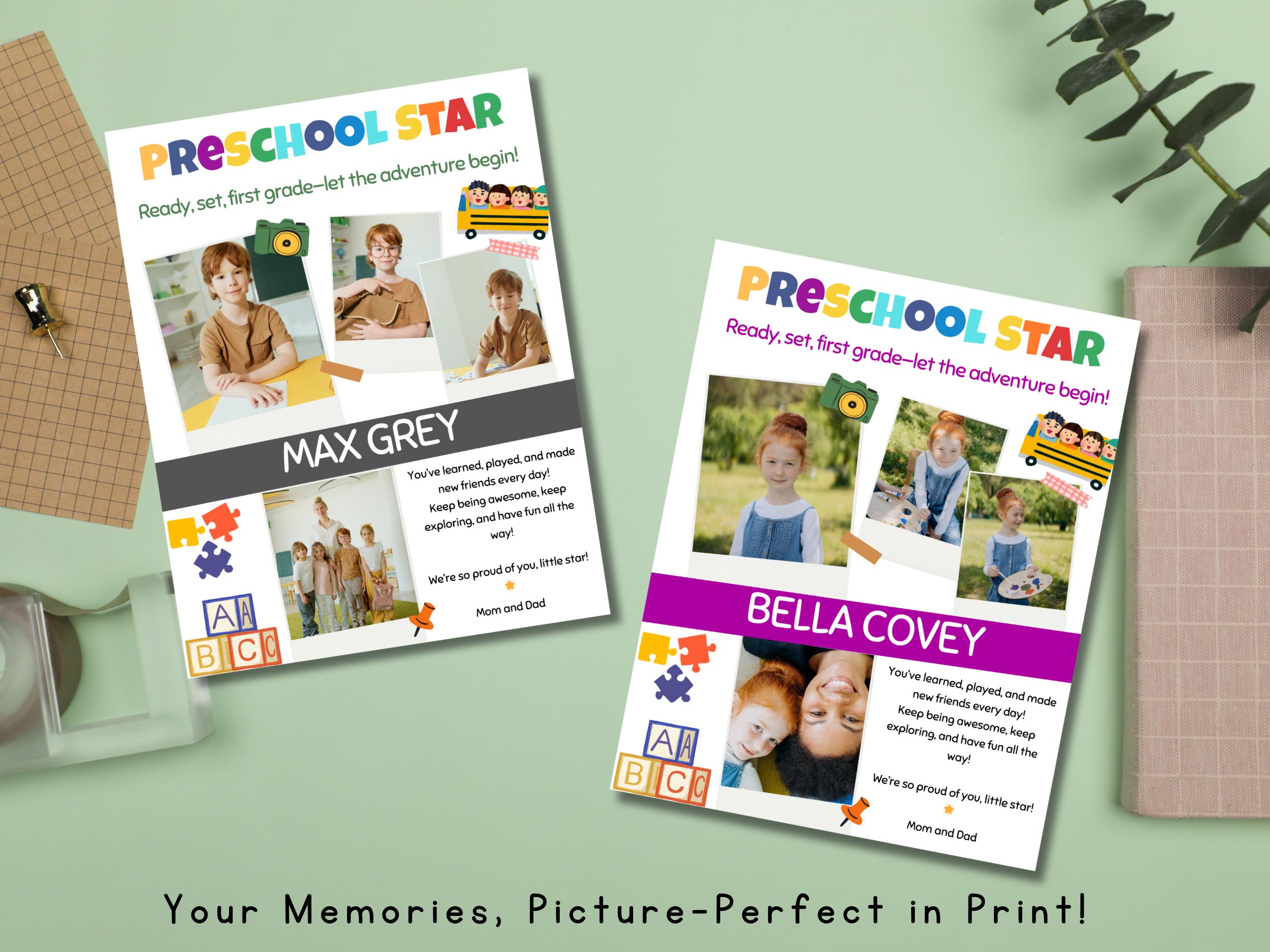 Editable Preschool Yearbook Ad Template, Full Page (digital Download ...