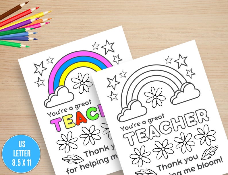 Teacher Appreciation Coloring Page, Teacher Appreciation Week, Thank ...