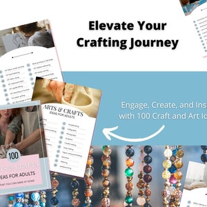 Arts & Craft Ideas for Adults Printable, 100 Inspiring Craft Ideas ...