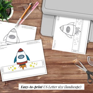 Spaceship Paper Crown Template, Printable Paper Crown, Space Craft ...