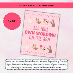 Editable Puppy Party Bundle for Girls, Puppy Party Birthday Invitation ...