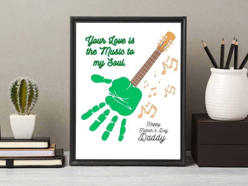Father's Day Handprint & Footprint Craft Bundle, Fathers Day Crafts ...