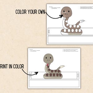 Rattlesnake Hat Paper Crown Craft, Snake Paper Crown Template, Wild ...