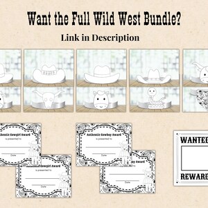 Cowgirl Hat Paper Crown, Kids Coloring Craft, Cowgirl & Cowboy Activity ...