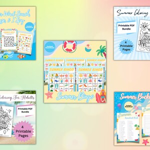 Ultimate Summer Printable Bundle, Summer Activities for Kids, Summer ...