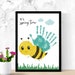 Spring Handprint Art Craft, Memory Art Keepsakes, Preschool Daycare ...