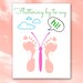 Butterfly Footprint Art Craft, Summer Footprint, Fluttering by Memory ...