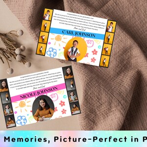 Editable Elementary Yearbook Ad Template, Graduation Tribute Full Page ...