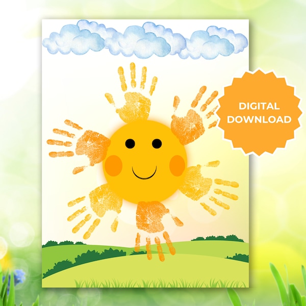 Handprint Craft - Etsy