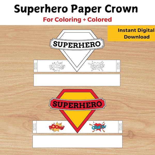 Superhero Headband - Etsy