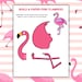 Build a Flamingo Paper Craft, Flamingo Summer Craft Activity, Back to ...