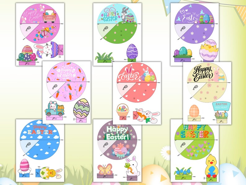Easter Cut & Paste Craft Printable – Spring Paper Activity for Kids ...
