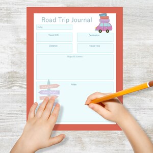 Road Trip Planner Printable, Packing Checklist, Journey Planner ...