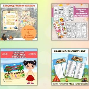 Ultimate Summer Printable Bundle, Summer Activities for Kids, Summer ...