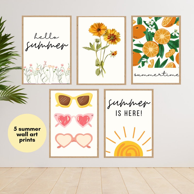 Summer Wall Art - Etsy