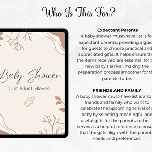 Boho Baby Shower Checklist, Baby Shower Planner, Baby Shower Game Ideas ...