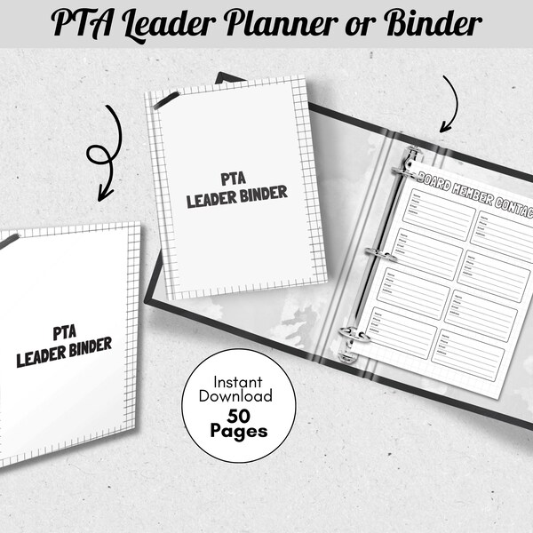 Pta President Binder - Etsy