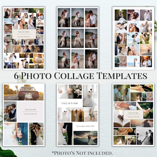 Wedding Collage - Etsy