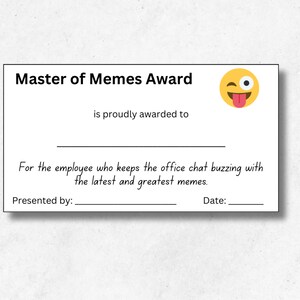 Funny Employee Appreciation Awards, Staff Appreciation Gifts, Funny ...