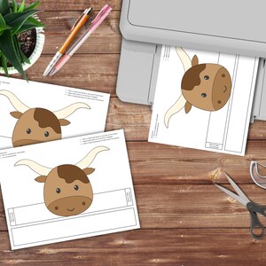 Longhorn Hat Paper Crown Craft, Cow Paper Crown Template, Wild West ...