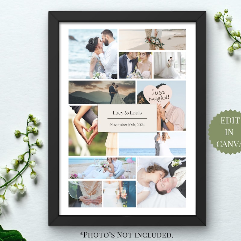 Wedding Collage - Etsy
