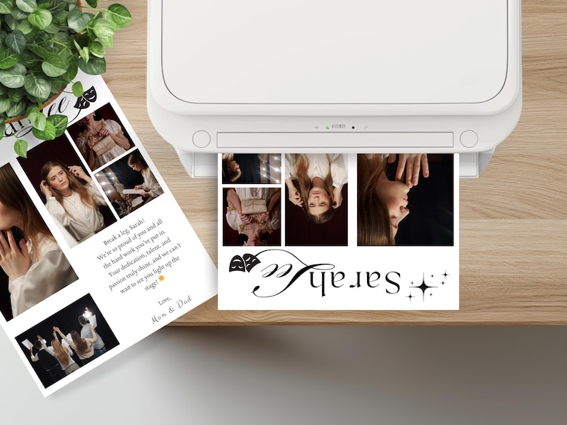 Editable Theatre Program Ad Template, Full Page Playbill Tribute (8.5 ...