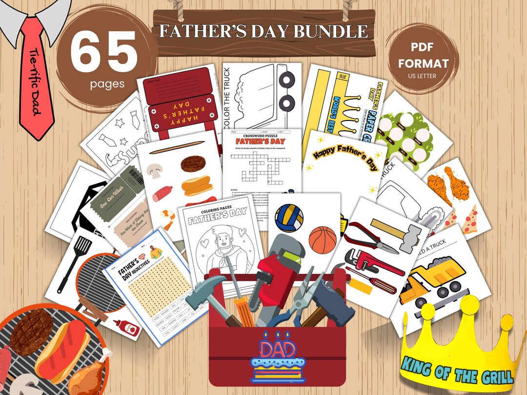 Fathers Day Craft Kit, Fathers Day Activities, Super Dad Coloring, All ...