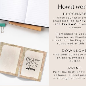 Craft Show Planner, Craft Fair Checklist, Craft Show Display Plan ...