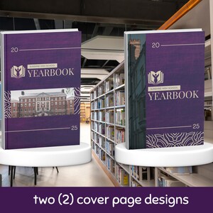 High School Yearbook Template, Editable Senior Class of 2025 Yearbook ...