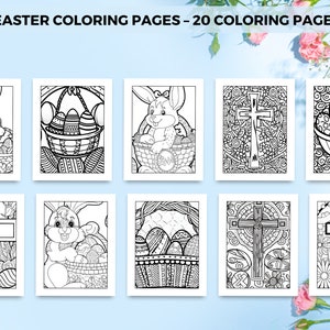 Easter Printable Activity Bundle, Printable Easter Bingo Games, Easter ...