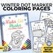 Winter Dot Marker Coloring Pages – Preschool Fine Motor Activity ...